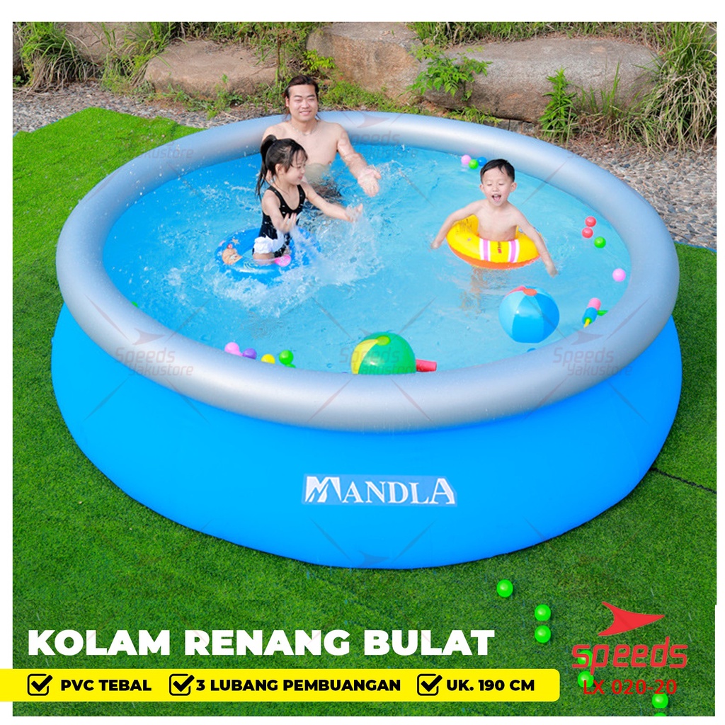 Jual SPEEDS Kolam Renang Anak Kolam Mandi Anak dan Bayi Kolam Renang ...