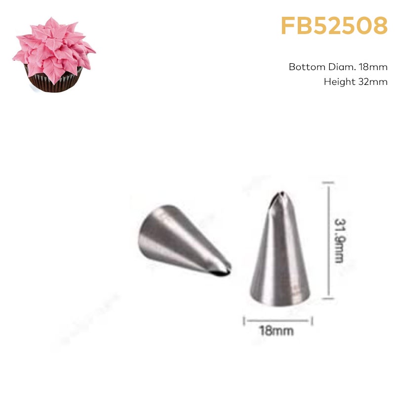 Jual (Part 3) Stainless 304 Food Grade Nozzle Spuit - ForBake High ...