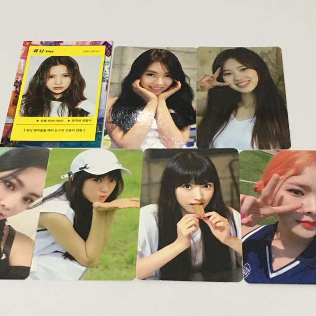 Jual WEKI MEKI Photocard RINA LUCY ELLY LUA | Shopee Indonesia