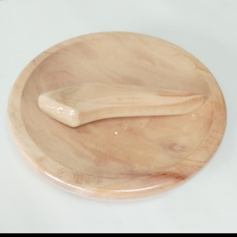 Jual Cobek kayu Ulekan kayu coet ukuran 20 dan 22cm | Shopee Indonesia