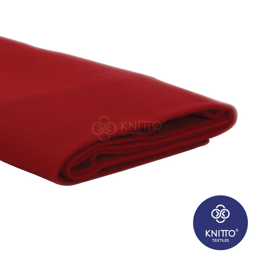 Jual KAIN COTTON COMBED 20S MAROON ( BAHAN KAOS OVERSIZE ) - KNITTO ...