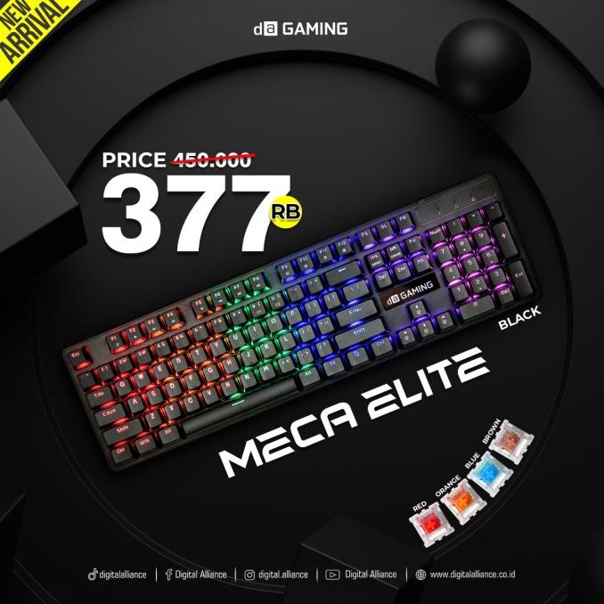 Jual Digital Alliance Keyboard Gaming Mecha Elite Black Lo | Shopee ...