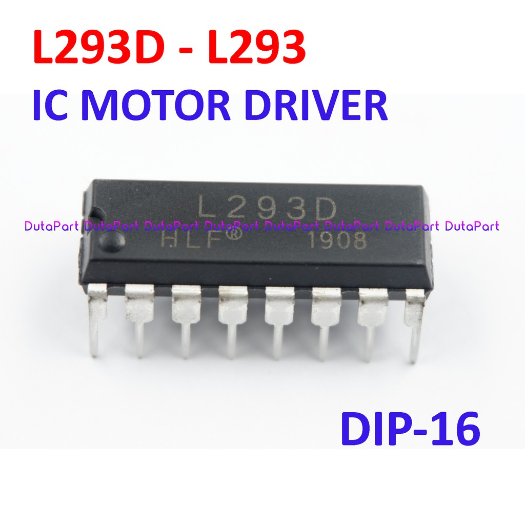 Jual L293 L293D 4 Channel Motor Driver H-Bridge IC DIP-16 | Shopee ...