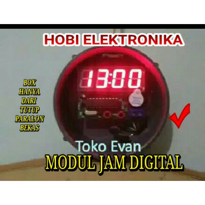 Jual Modul Jam Digital Elektronik C51 4 Bits DIY || HOBBY ELEKTRONIKA ...
