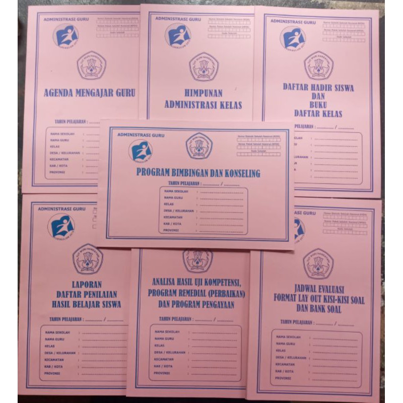 Jual Buku Administrasi Guru 1 set K13 & KM | Shopee Indonesia