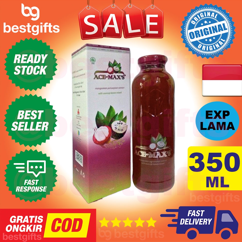 Jual ACE MAX'S JUS MANGGIS 350 ML | Shopee Indonesia