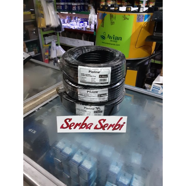 Jual [/ROLL KABEL ANTENA]5c-2v male plug colokan black male | Shopee Indonesia