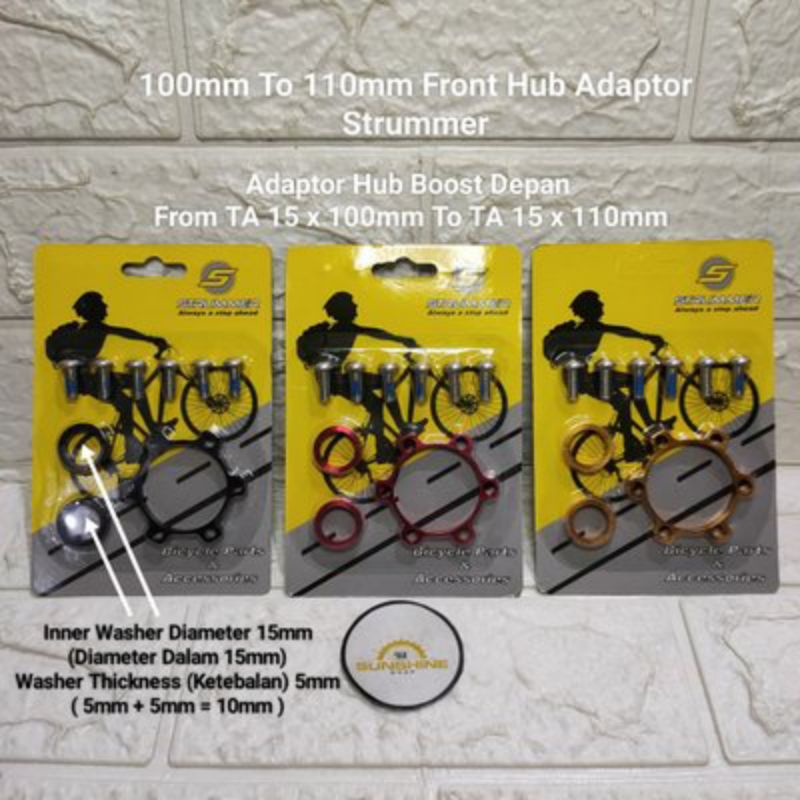 Jual Adaptor Hub Boost TA Depan From 15 x 100 mm To 15 x 110 mm ...