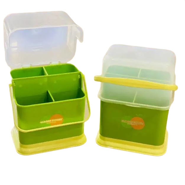 Jual [MDAGROSIR] TEMPAT SENDOK DENGAN TUTUP GOLDEN SUNKIST CANTIK ...