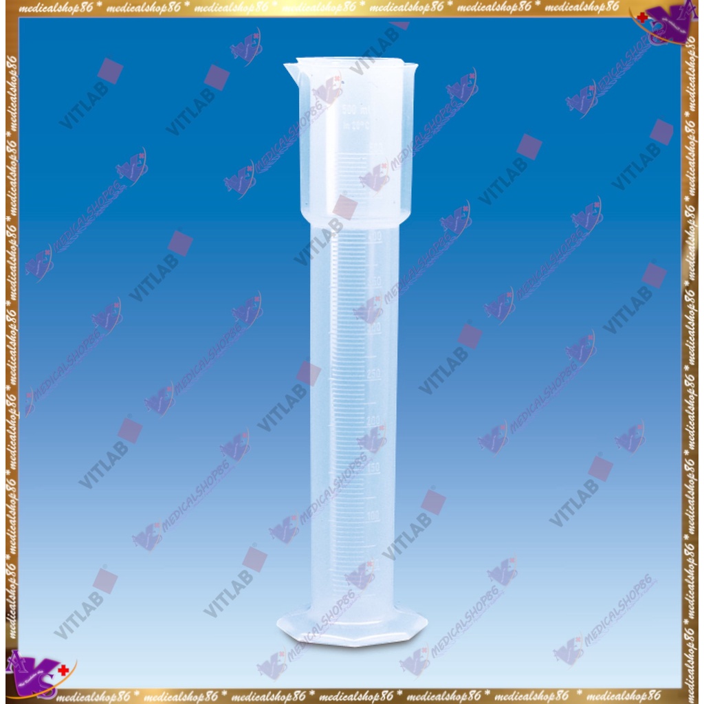 Jual HYDROMETER CYLINDER PLASTIK 500ml, PP. VITLAB | Shopee Indonesia