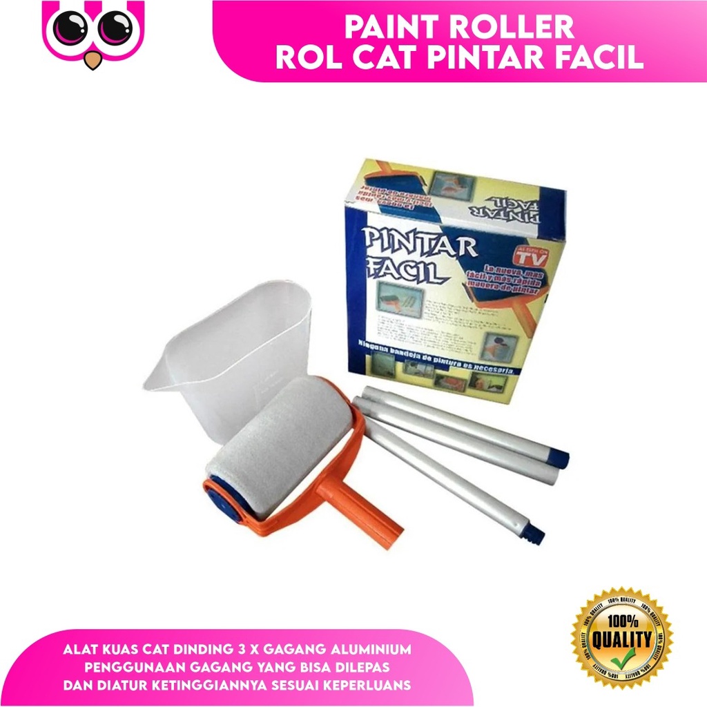 Jual PAINT ROLLER / ROLL CAT / PINTAR FACIL | Shopee Indonesia