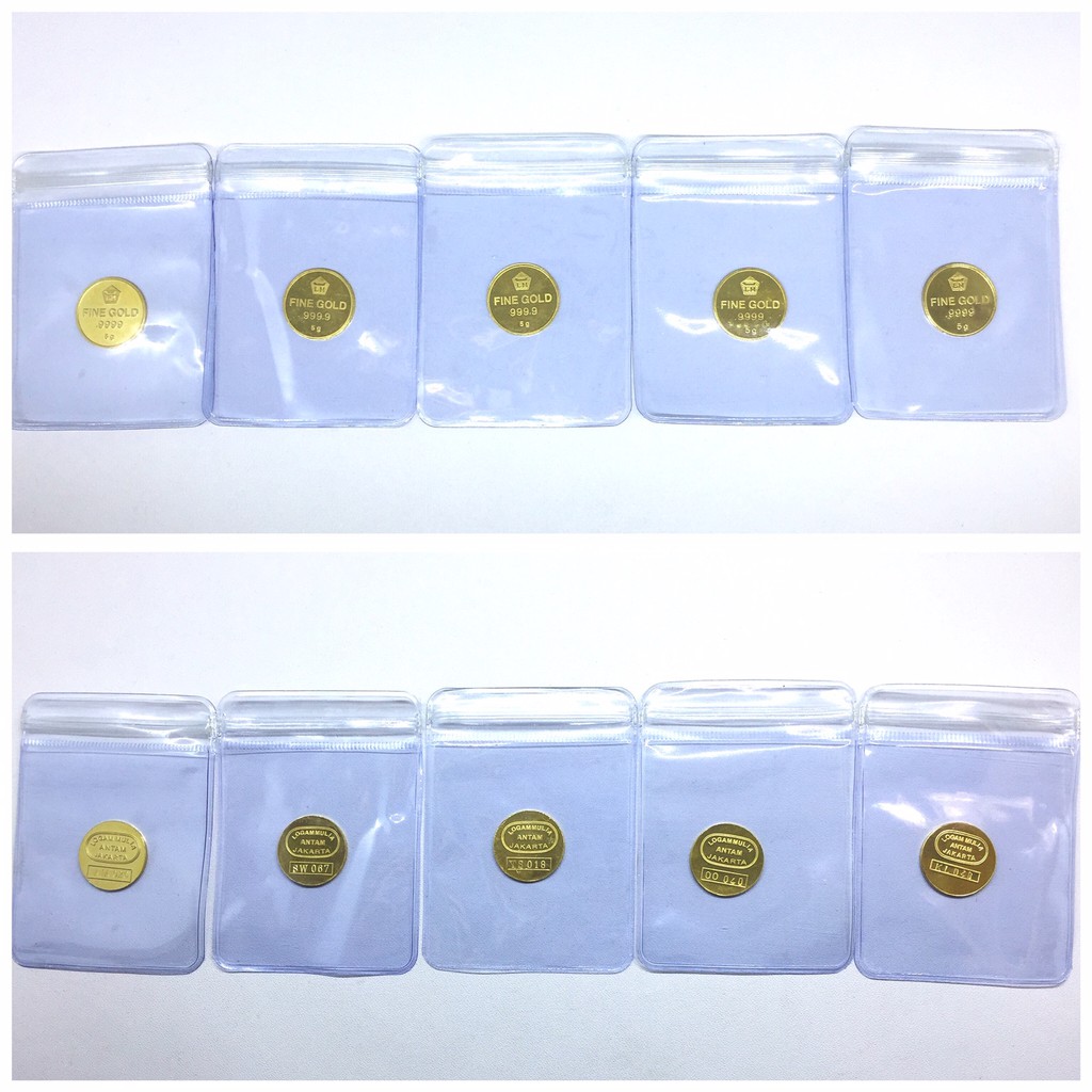 Jual LM ANTAM BULAT/PERSEGI Model Lama 24K 999,9 Tanpa Sertifikat ...