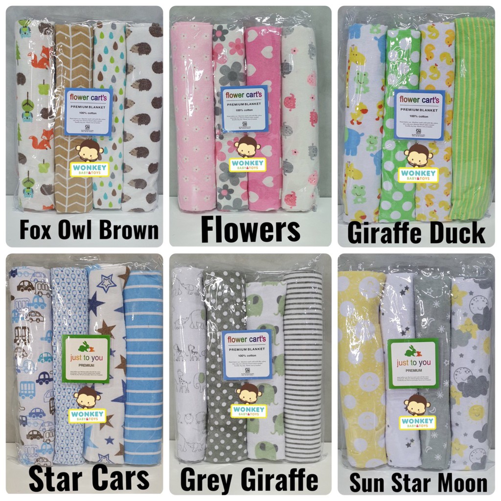 Jual Bedong Bayi 4in1 Multifungsi / Selimut Bayi Flanel / Bedong ...