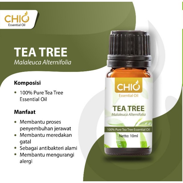 Jual BUY 1 GET 1 Chio Tea Tree Essential Oil | Shopee Indonesia