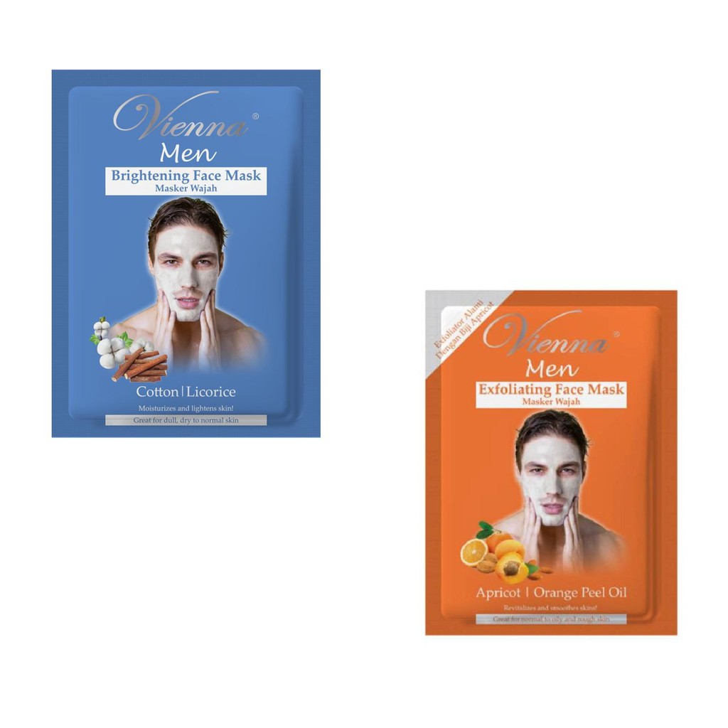 Jual VIENNA Men Masker Wajah Sachet 15ml | Shopee Indonesia