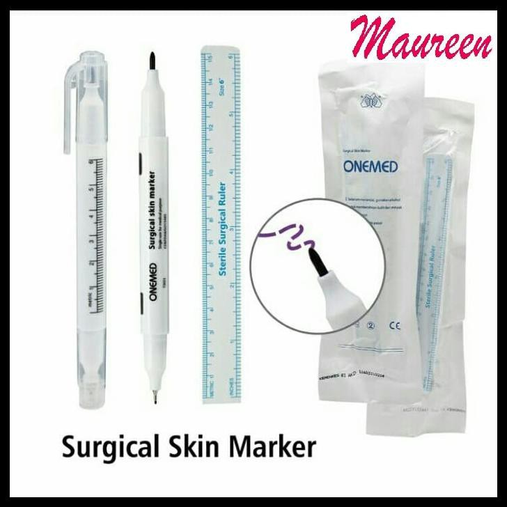 Jual ONEMED PEN SURGICAL SKIN MARKER PULPEN TANDA KULIT SAAT BEDAH ...