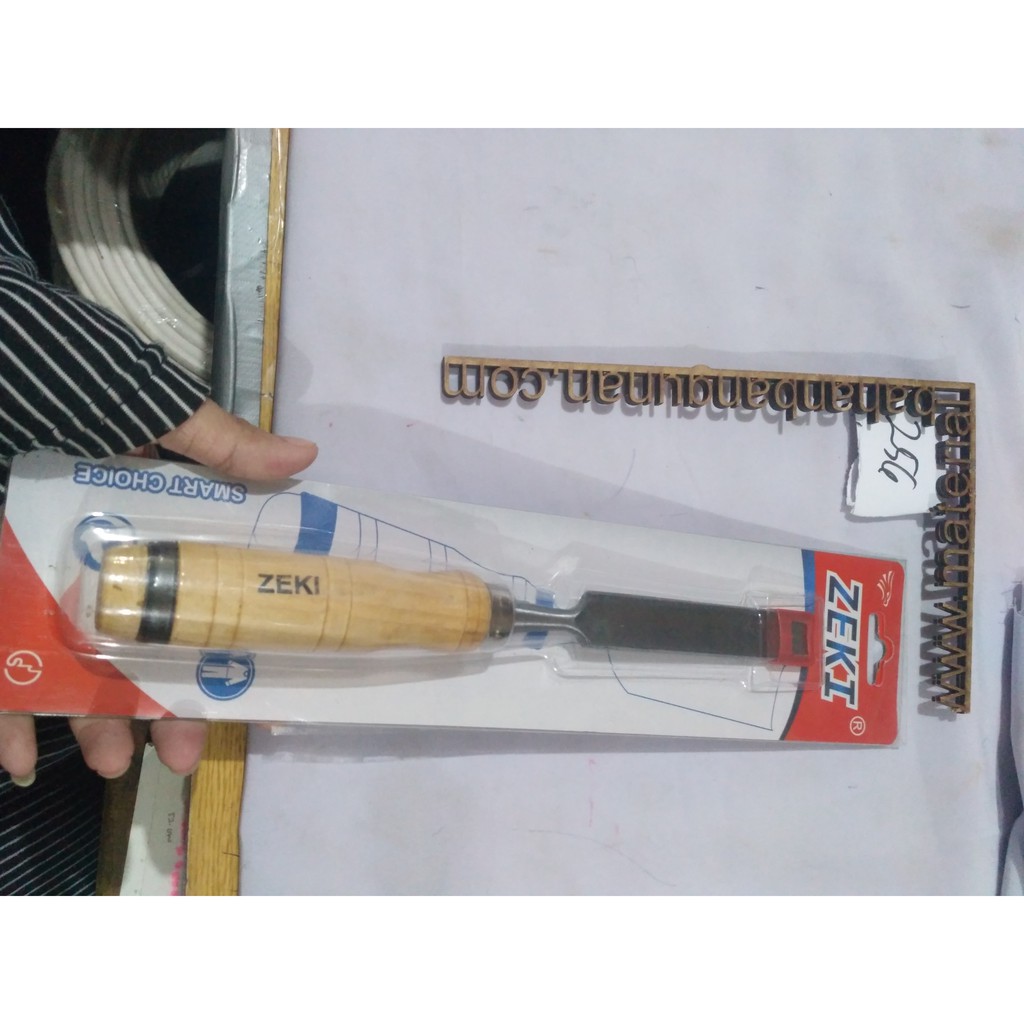 Jual pahat ukir gagang kayu 0.75 inch zeki alat kerajinan kriya kikir ...