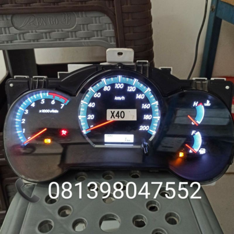 Jual speedometer spedometer kilometer Toyota Fortuner bensin manual ...