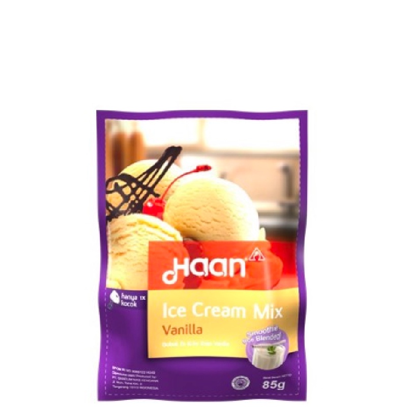Jual Haan Ice Cream Mix Vanilla 85 gr | Shopee Indonesia