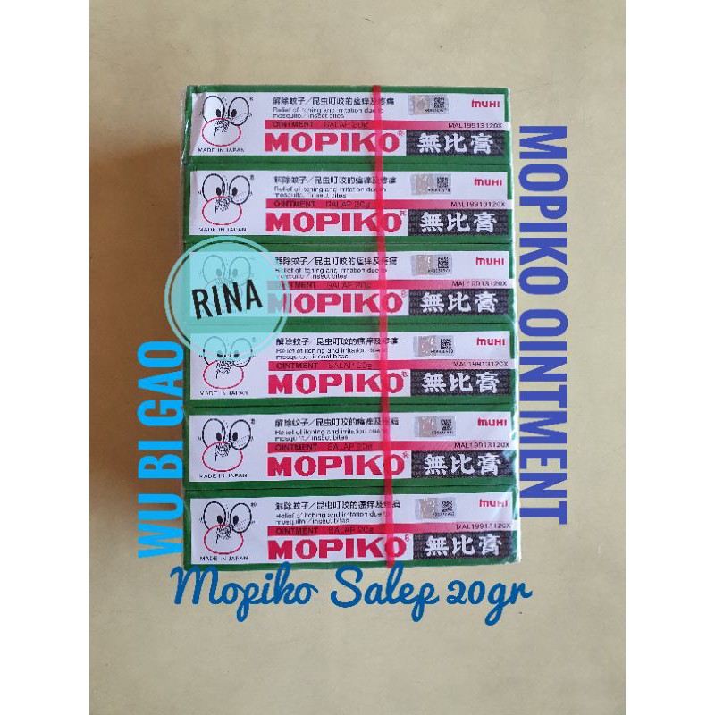 Jual Mopiko Ointment Cream Anti Nyamuk Wu Bi Gao 20gram | Shopee Indonesia