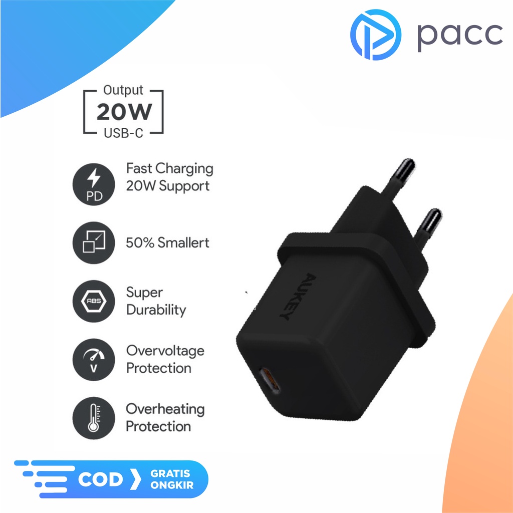 Jual Charger 20watt charger iPhone 20watt Adapter Aukey PA-F5 Traver ... Jual Charger 20watt charger iPhone 20watt Adapter Aukey PA-F5 Traver ...