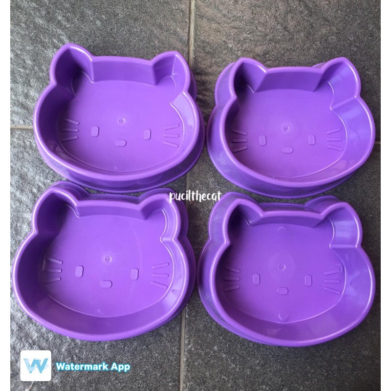 Jual Tempat Makan Kucing Hello Kitty Tempat Makan Bentuk Kepala Kucing ...