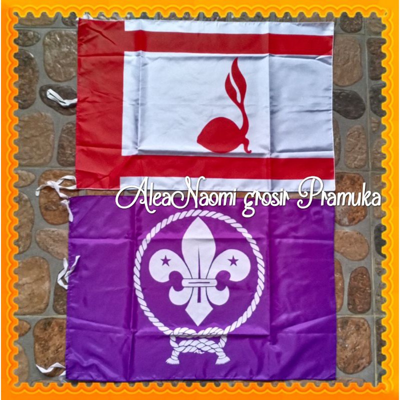 Jual BESAR KECIL Bendera pramuka bendera TUNAS kelapa gugus depan dan ...