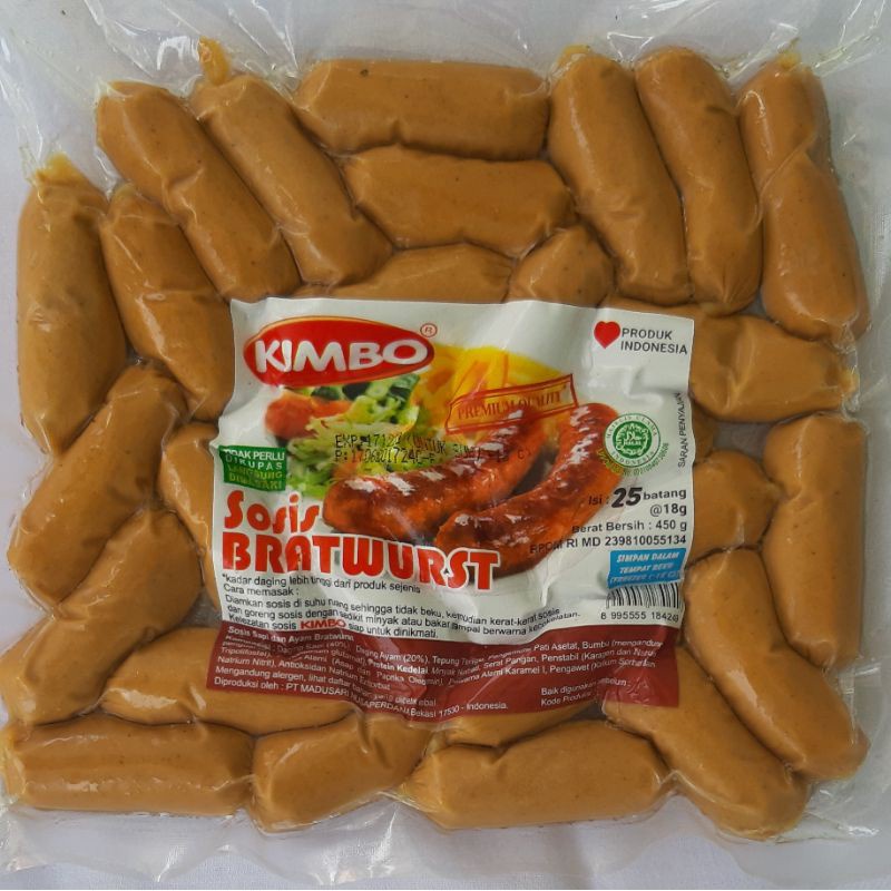 Jual KIMBO Sosis Cocktail isi 25 pcs | sosis bakar | frozenfood ...