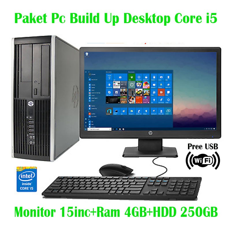 Jual Paket Full Set Pc Build up Desktop Core i5 | Shopee Indonesia