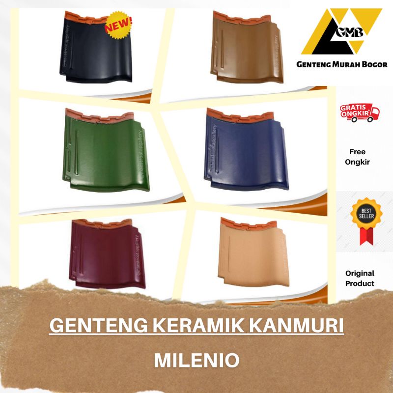 Jual Genteng Kenteng Keramik Kanmuri Milenio Atap Rumah Murah Mewah ...