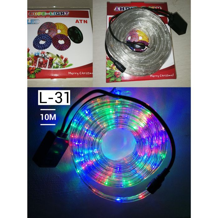 Jual Lampu selang / Rope Light / Lampu Dekorasi 10M (10 Meter) ATN L-31 ...