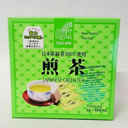 Jual Teh Celup Jepang Osk Japanese Green Tea 2g×50 Tea Bag Impor jepang | Shopee Indonesia