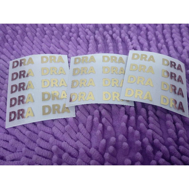 Jual sticker baju gold nama polos | Shopee Indonesia