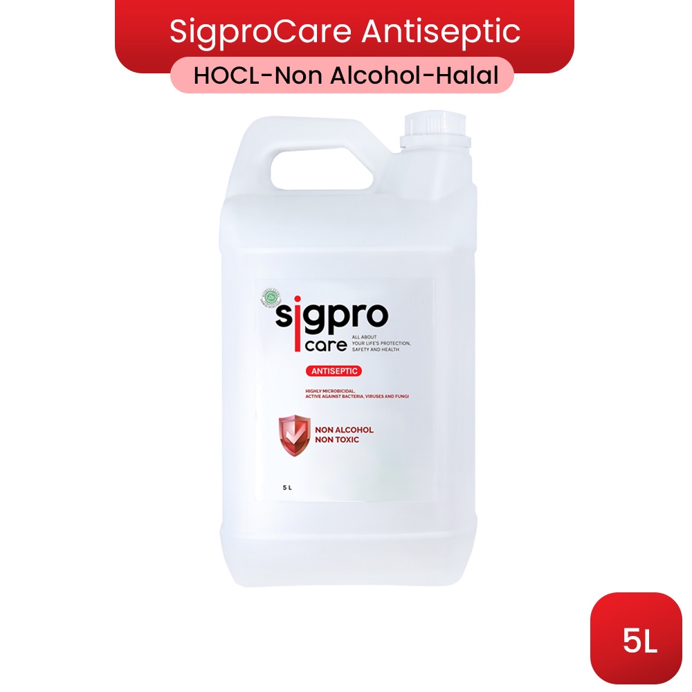 Jual Sigprocare HOCL Antiseptic 5L Non-Alcohol Perawat Luka | Shopee ...