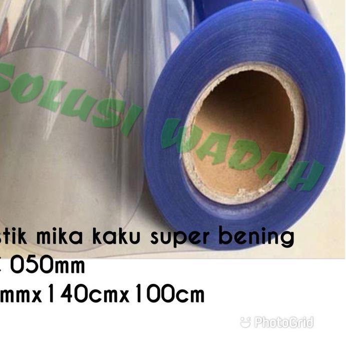 Jual Plastik Mika Kaku Rigid PVC Super Clear,Lebar 140cm Tebal 050mm | Shopee Indonesia