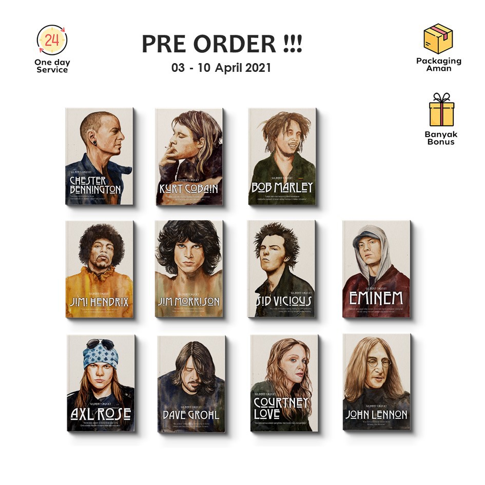 Jual Paket Buku Seri Musisi (Second Hope) | Shopee Indonesia