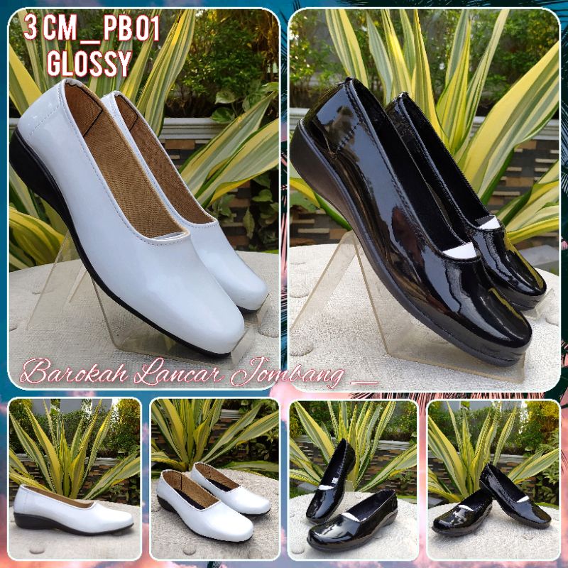 Jual SEPATU PANTOFEL WANITA GURU KANTOR HAK 3CM SIZE 37-41 3CM PB 01 ...