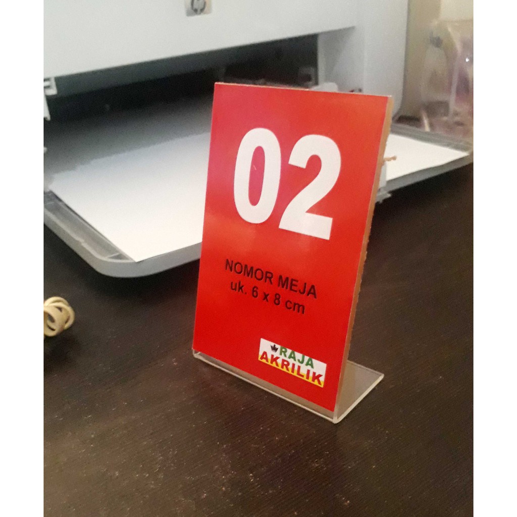 Jual Acrylic nomor meja | Shopee Indonesia