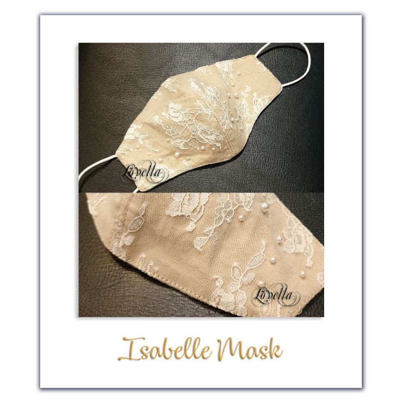 Jual Isabelle Mask ( Masker Fashion Cantik Premium / Masker Pesta ...