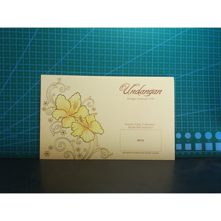 Jual Undangan Pernikahan/Khitan Cetak ERBA 88110 Banyak Bonus & Murah ...