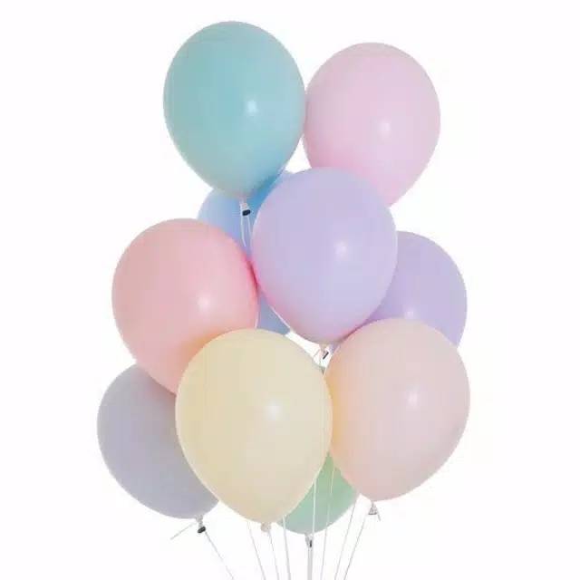 Jual Kingdom Balon Pastel Perpack isi 100buah | Shopee Indonesia