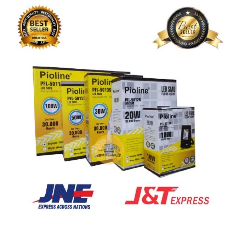 Jual LAMPU SOROT LED SMD PIOLINE INDOOR OUTDOOR (10-20-30) WATT | Shopee Indonesia