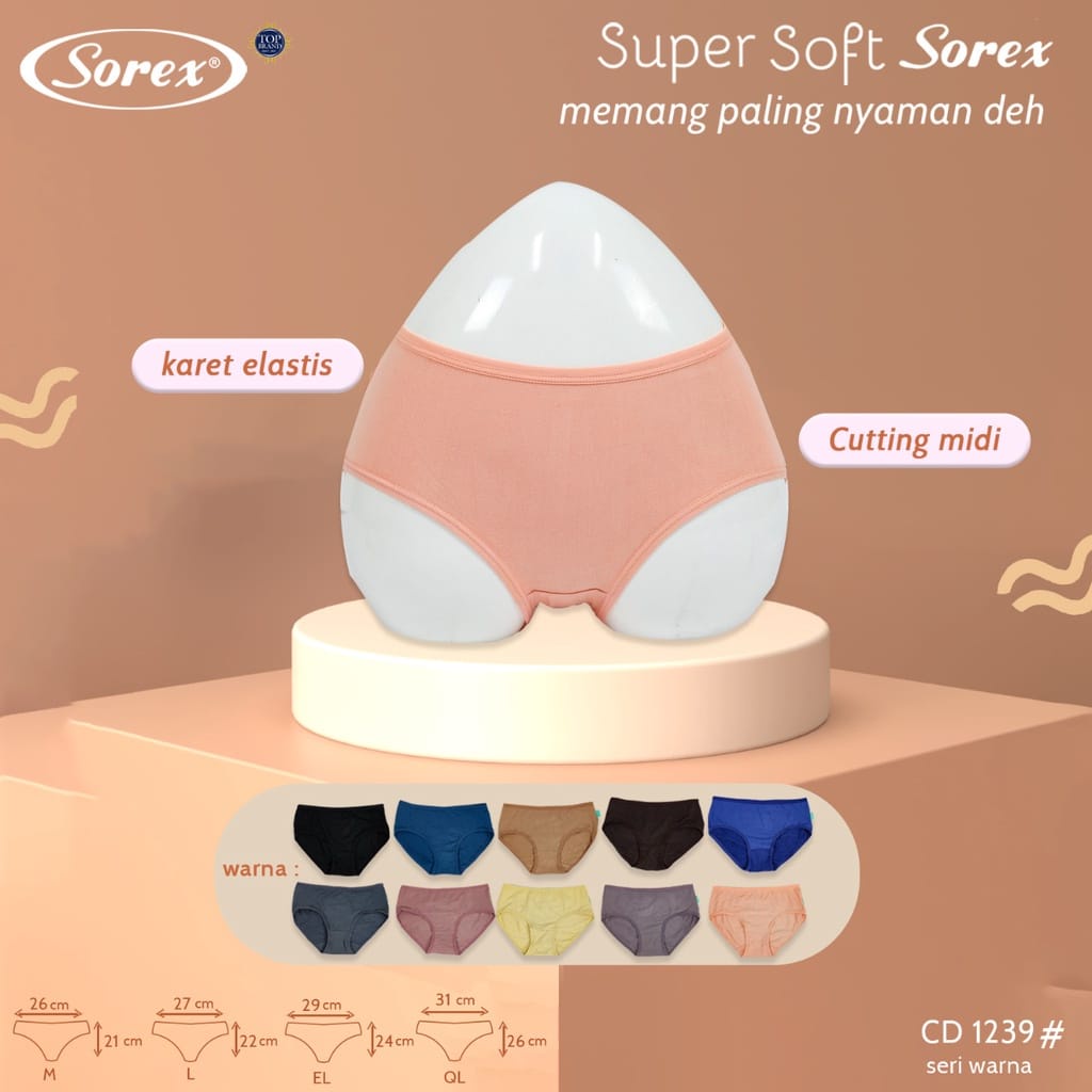 Jual CityGrosir CD Sorex Basic Super Soft 1238 ( Adem di Pakai ) | Shopee Indonesia