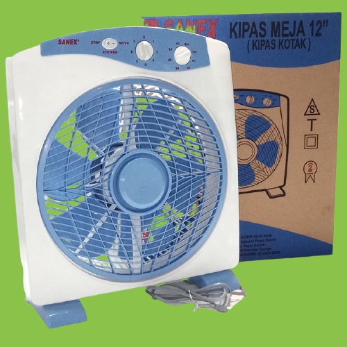 Jual KIPAS ANGIN KOTAK (BOX FAN) SANEX 12 INCH ORIGINAL | Shopee Indonesia
