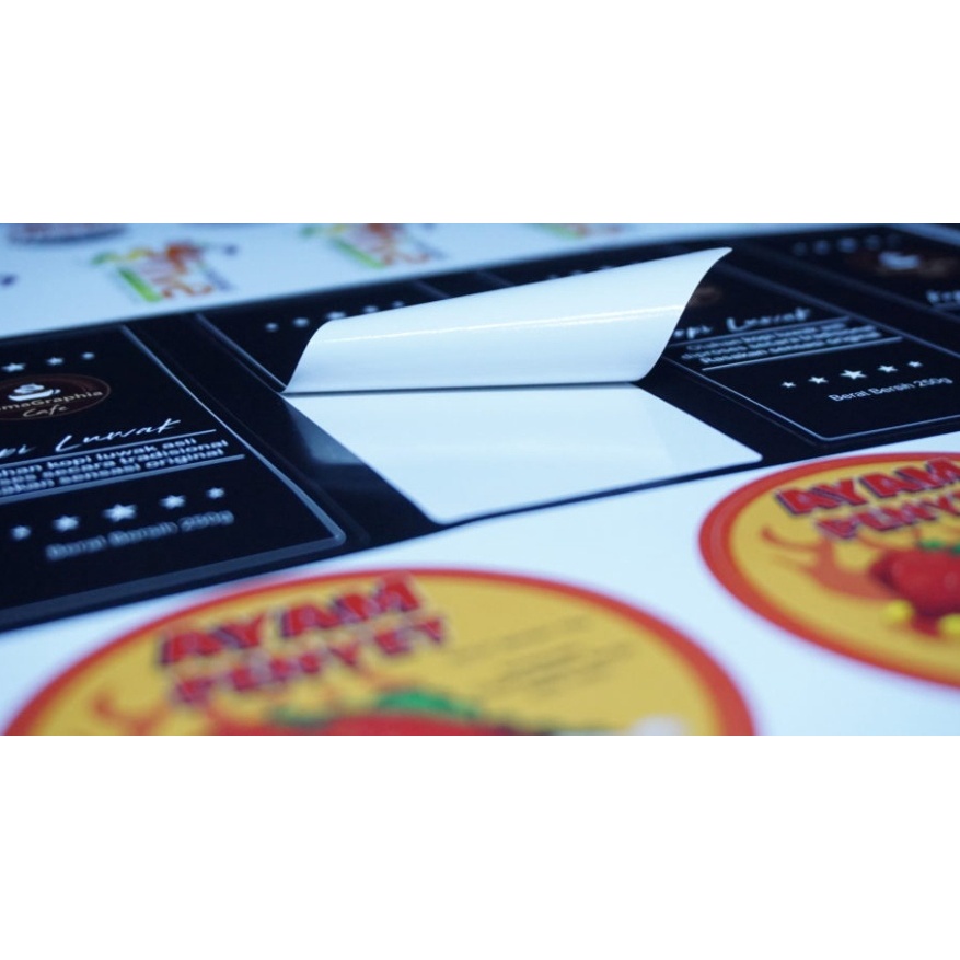 Jual Stiker Cromo, Vynil & Transparan + Cutting A3 / Stiker Label ...
