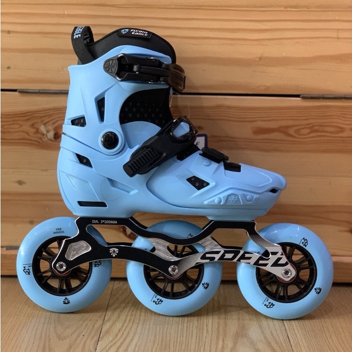 Jual Sepatu Roda Anak Inline Skate Flying Eagle S7 Speed - Blue ...