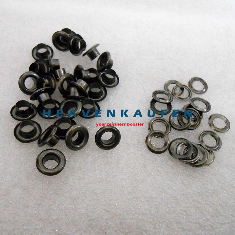 Jual Mata Ayam Eyelet 6 mm Warna Black Nikel Harga Per Pack isi 50 Pcs ...