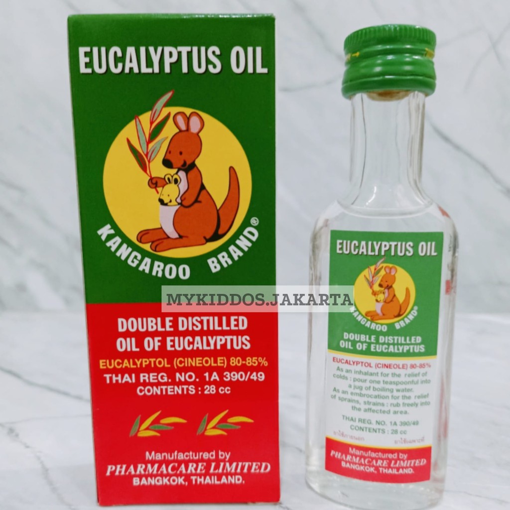Jual Eucalyptus Oil Kangaroo Brand 28ml / Minyak Kayu Putih Thailand ...