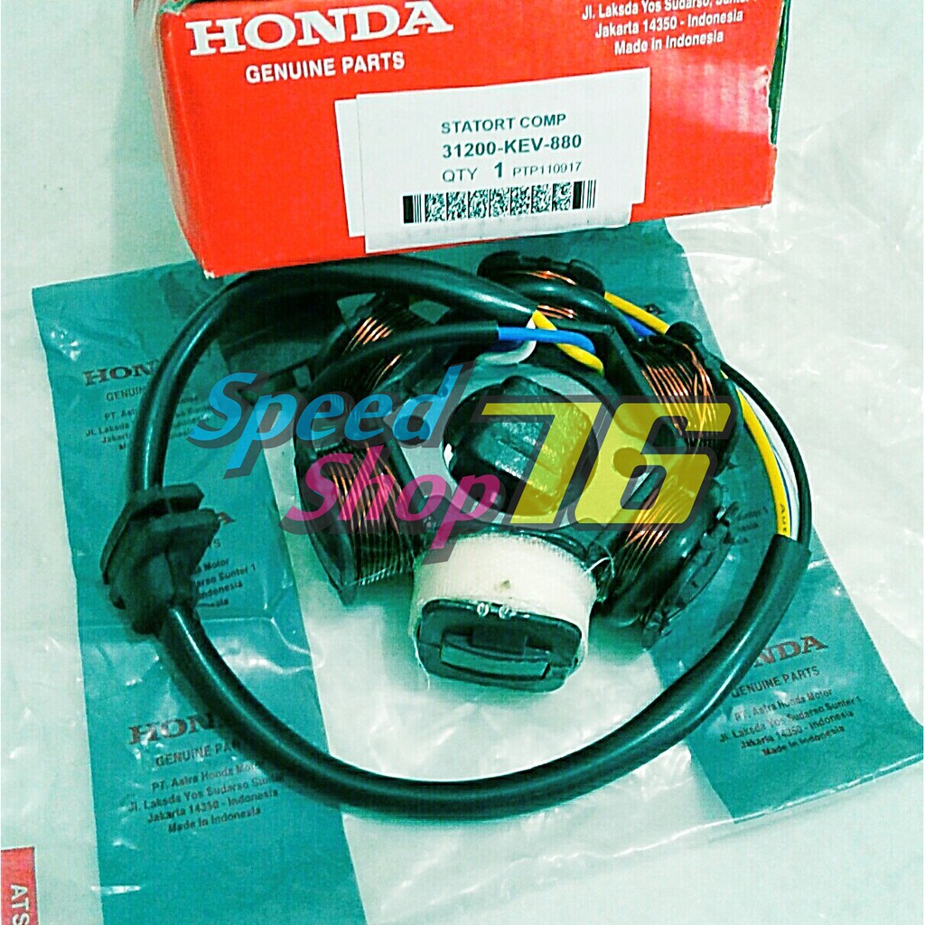 Jual SP76 STATOR SPUL SPOOL SPOL ASSY PLUS PULSER FULSER SUPRA GRAND LEGENDA REVO LAMA LANCIP ...