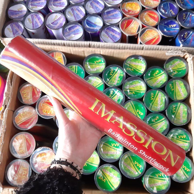 Jual ASPRO & IMASSION bola kok badminton ( 12pcs ) | Shopee Indonesia